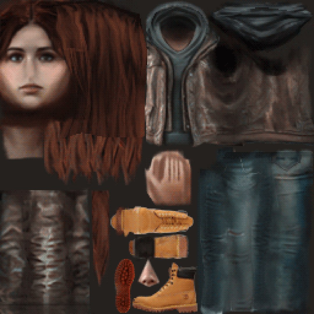 3D PS1 N64 Female Character 2 Michelle - TurboSquid 2361526