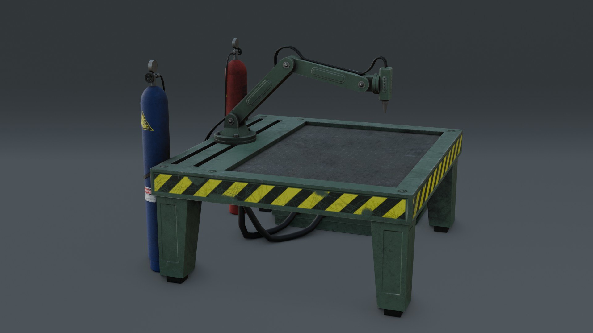 3D Model Machine 03 Weathered - TurboSquid 2194244