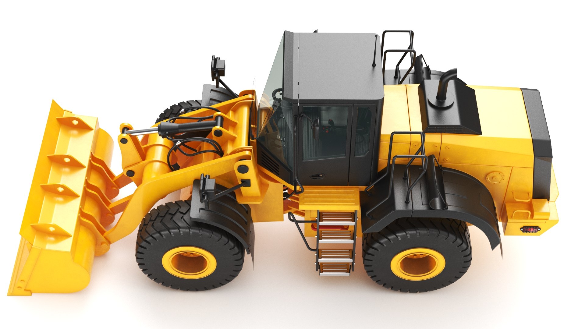 3D Detailed Wheel Loader - TurboSquid 2287877