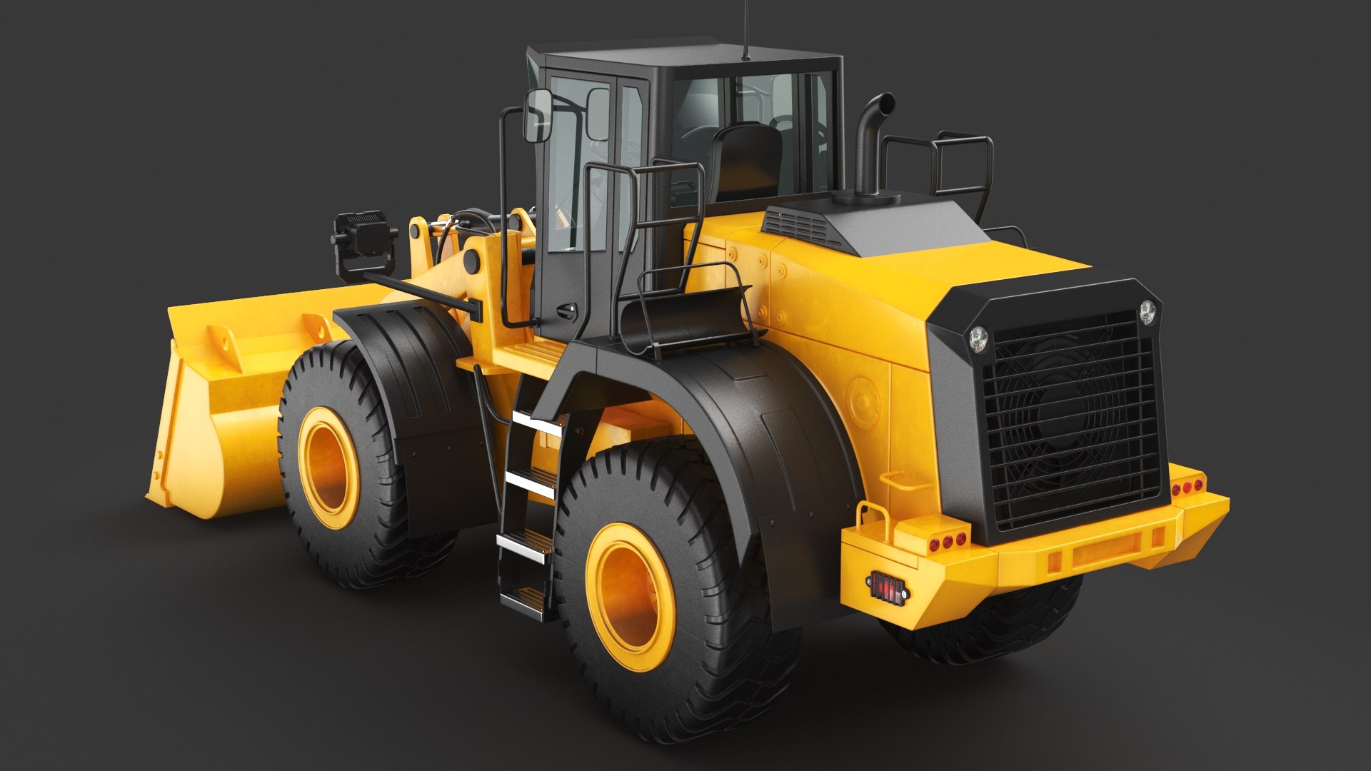 3D Detailed Wheel Loader - TurboSquid 2287877