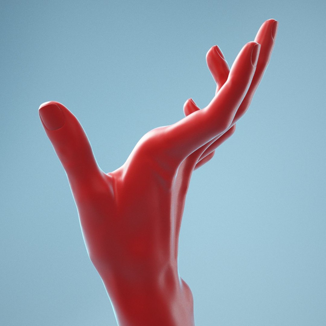 Female Hand 3D Model - TurboSquid 1451699