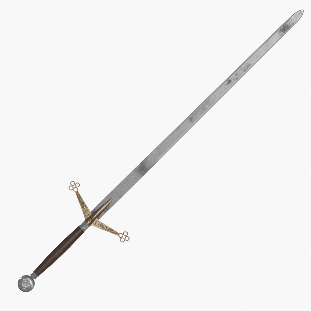 3D Model Claymore Sword - Game Ready - TurboSquid 2071395