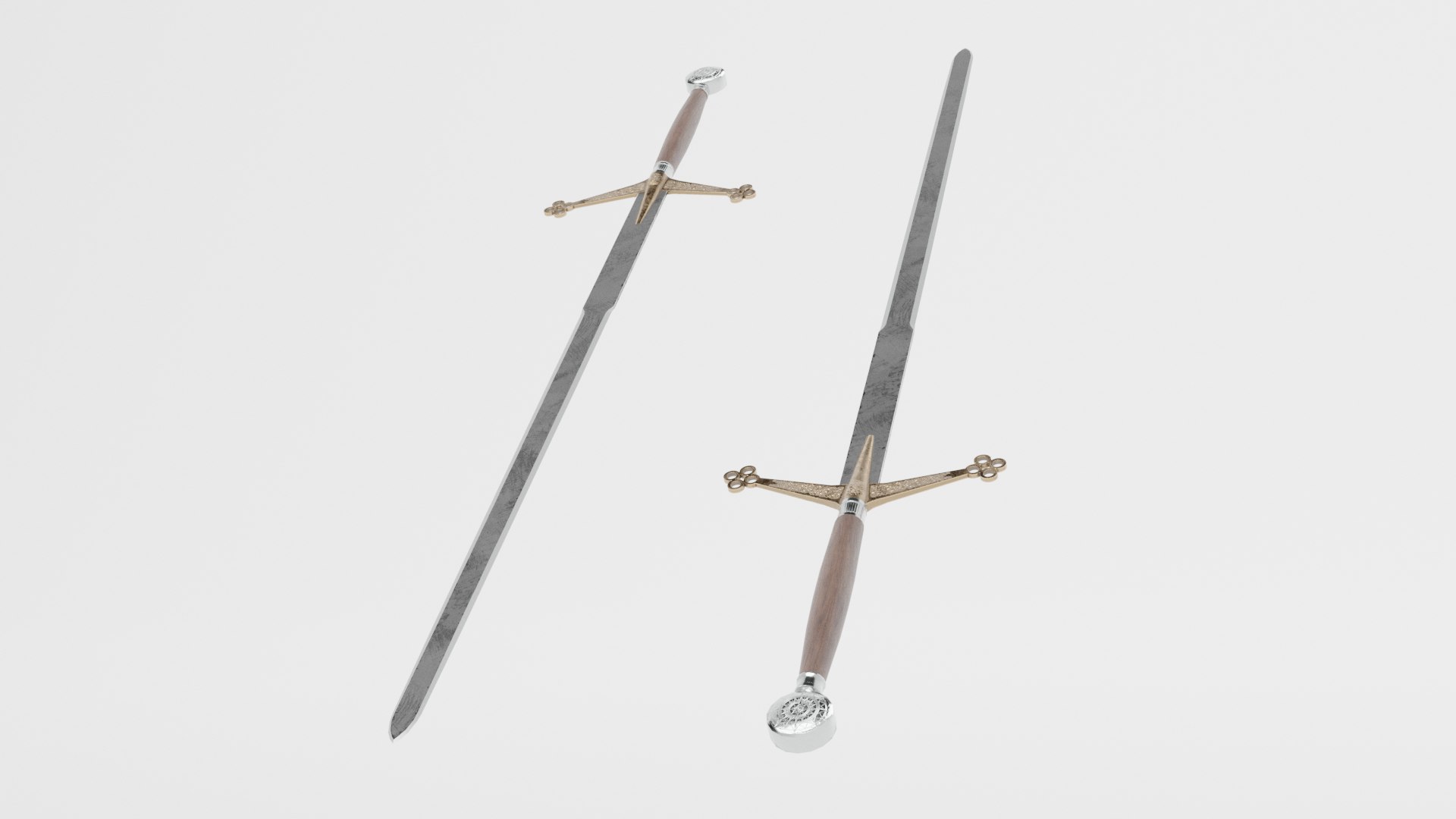 3D Model Claymore Sword - Game Ready - TurboSquid 2071395