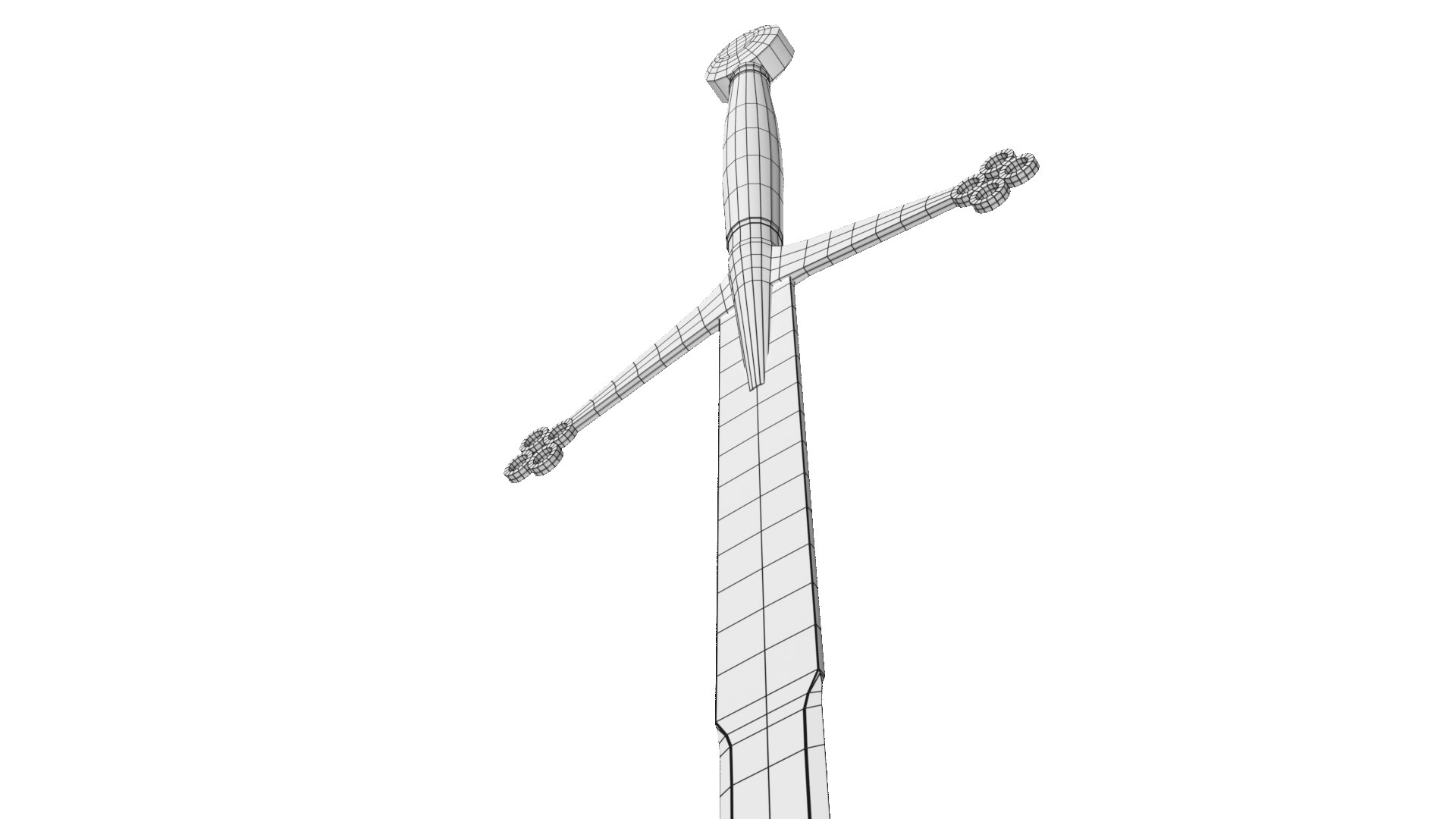 3D Model Claymore Sword - Game Ready - TurboSquid 2071395