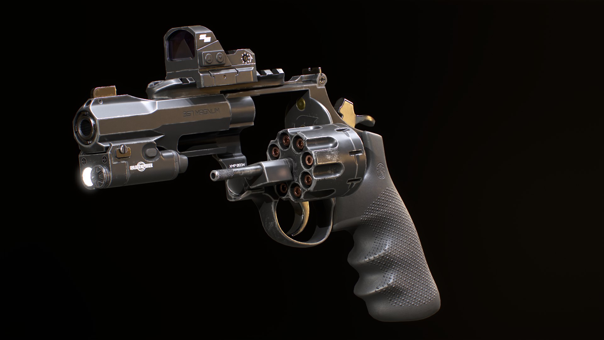 3D Smith And Wesson R8 Revolver - TurboSquid 1827152