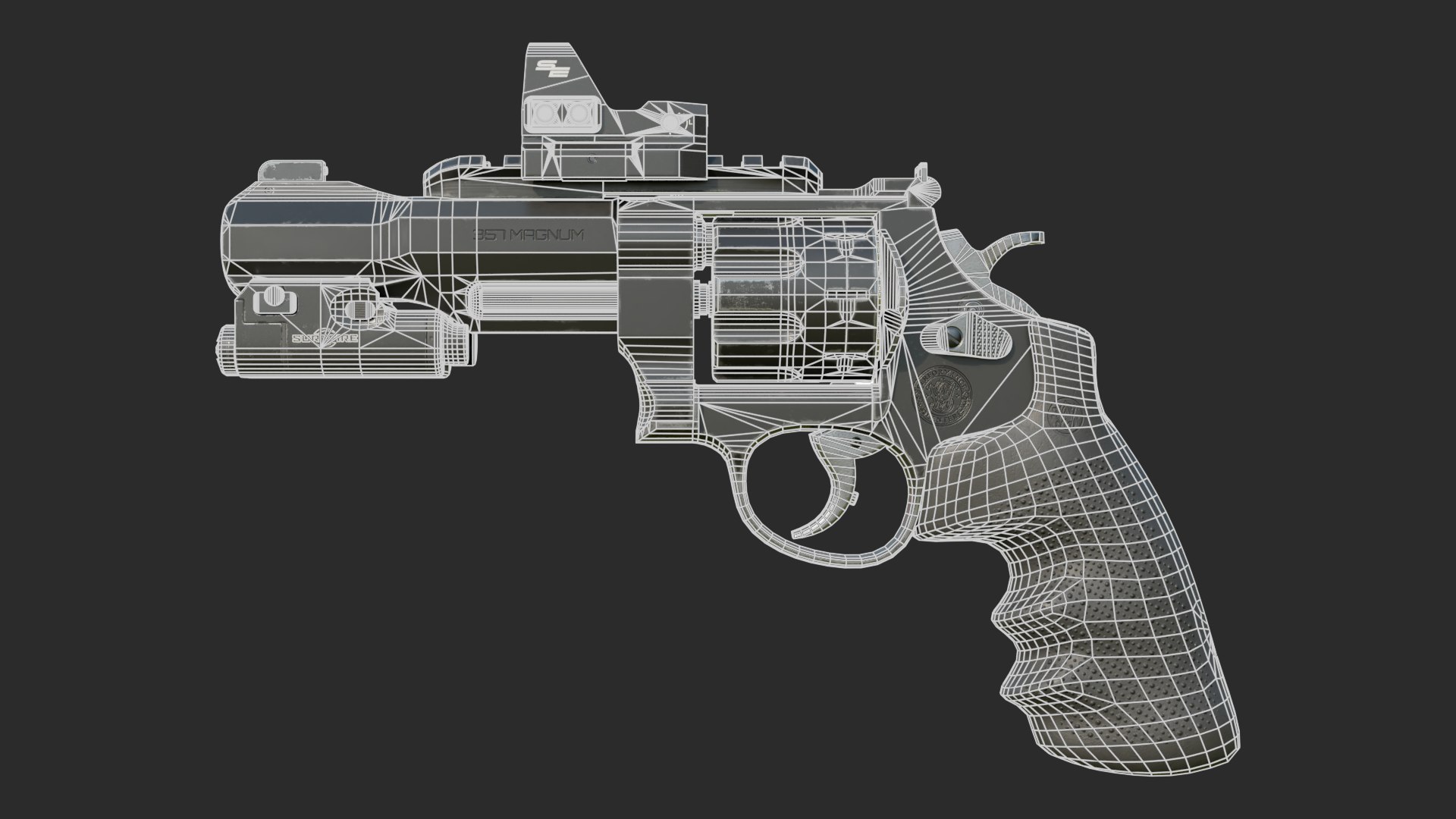 3D Smith And Wesson R8 Revolver - TurboSquid 1827152