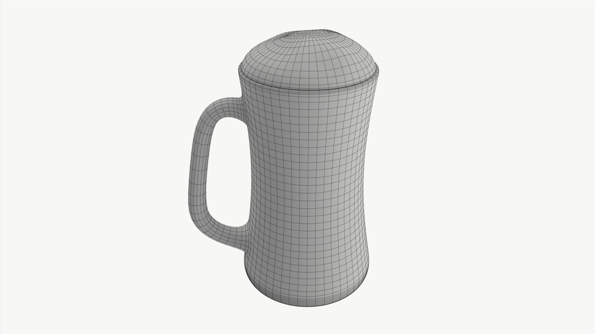 3D Model Beer Mug With Foam 02 - TurboSquid 1951471