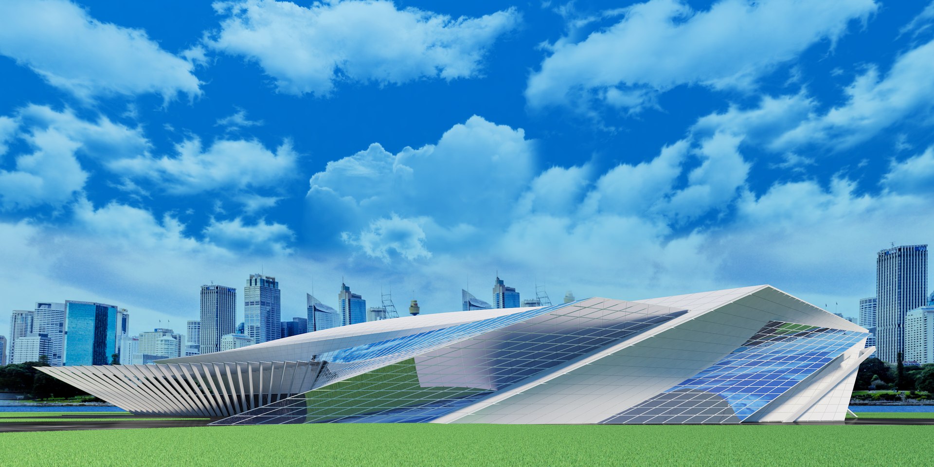 Modern building 3D model - TurboSquid 1207818