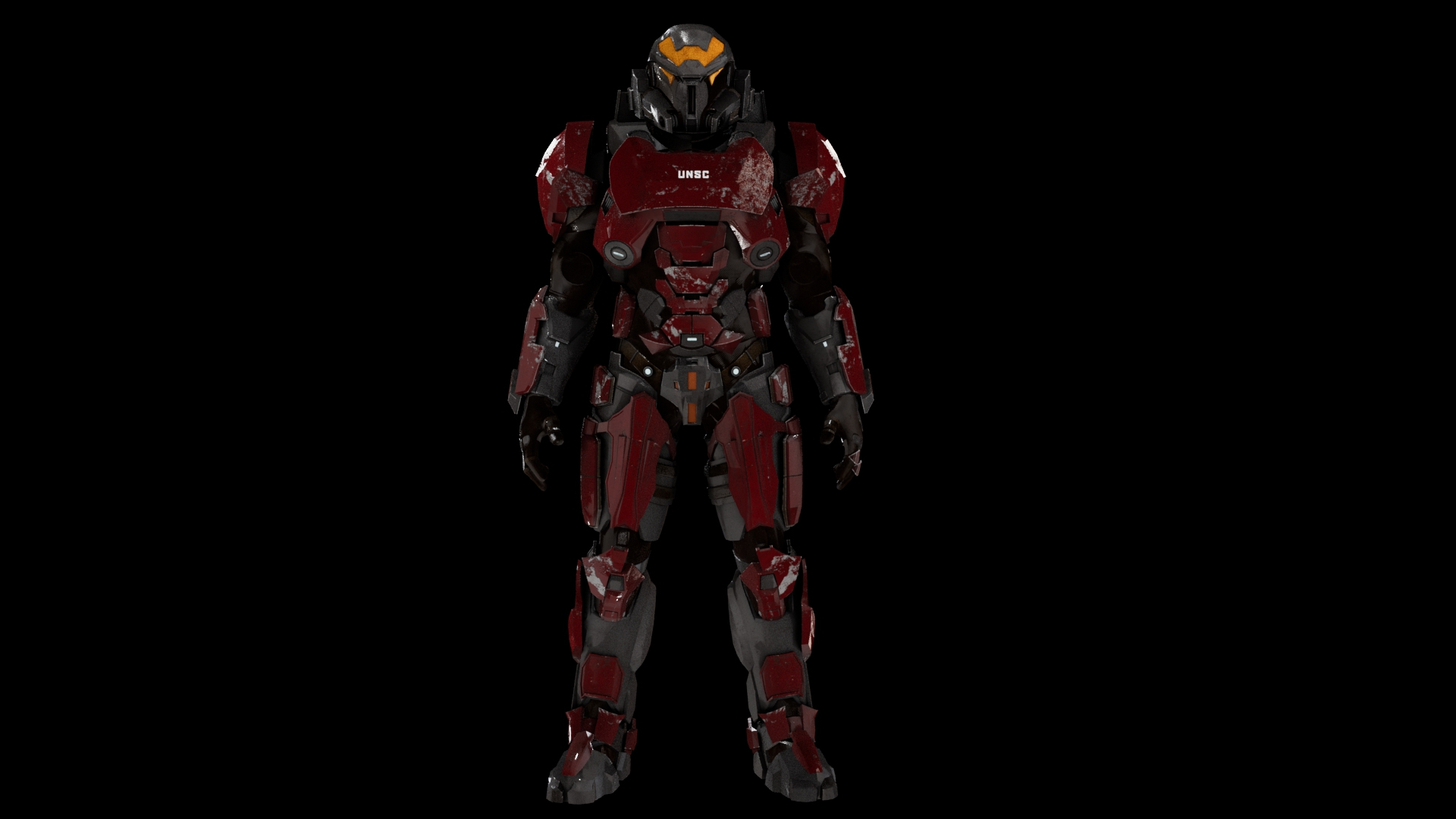 Scifi Red Armor 3D Model - TurboSquid 2175740