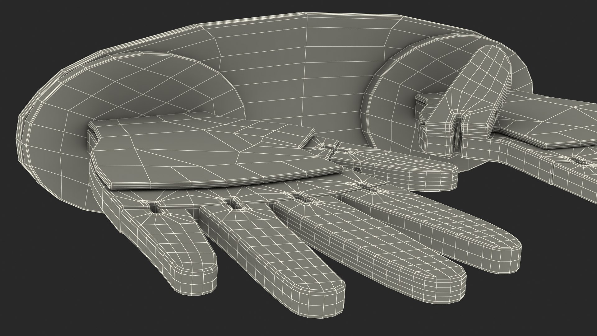 Counting Hands Four Fingers Up 3D model - TurboSquid 1818374