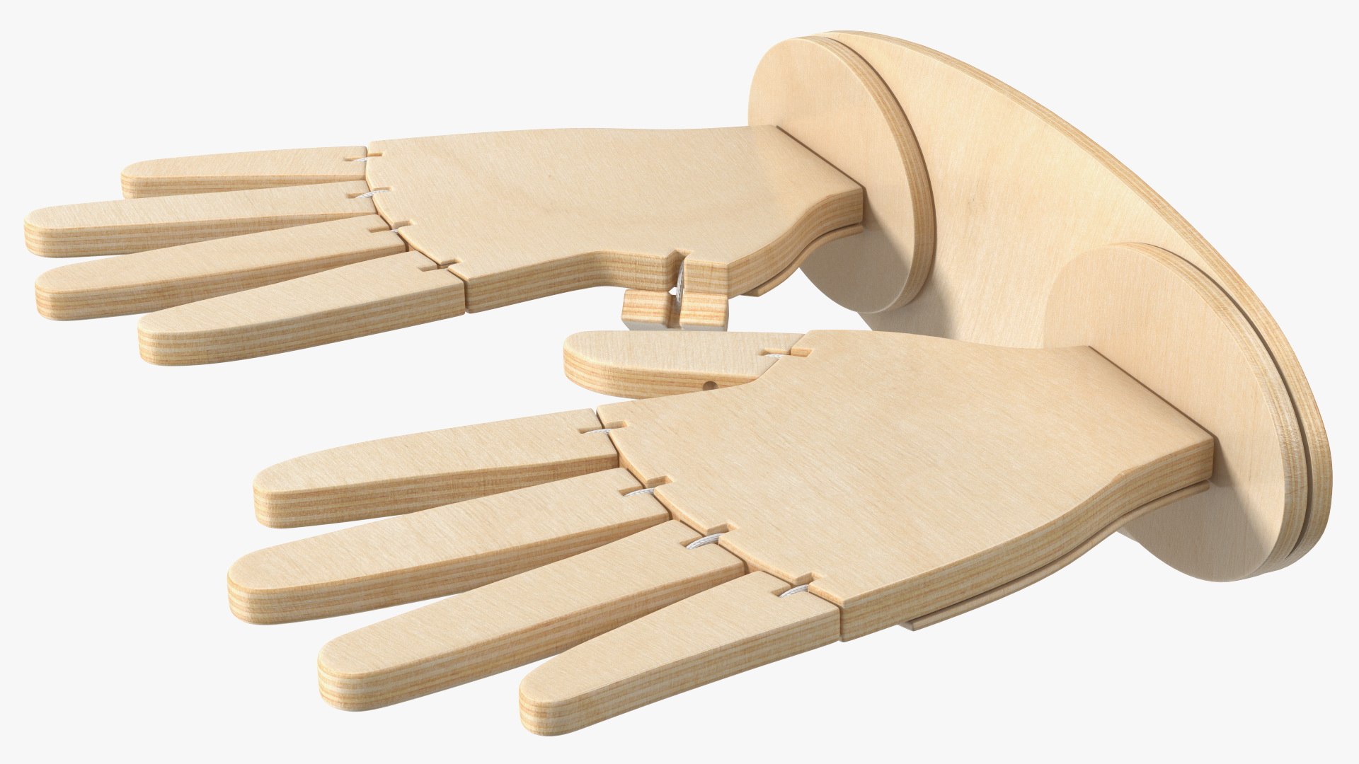 Counting Hands Four Fingers Up 3D model - TurboSquid 1818374