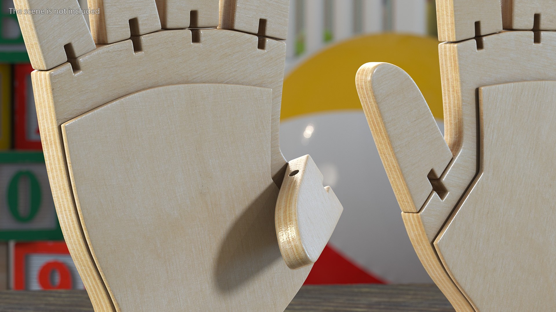 Counting Hands Four Fingers Up 3D Model - TurboSquid 1818374