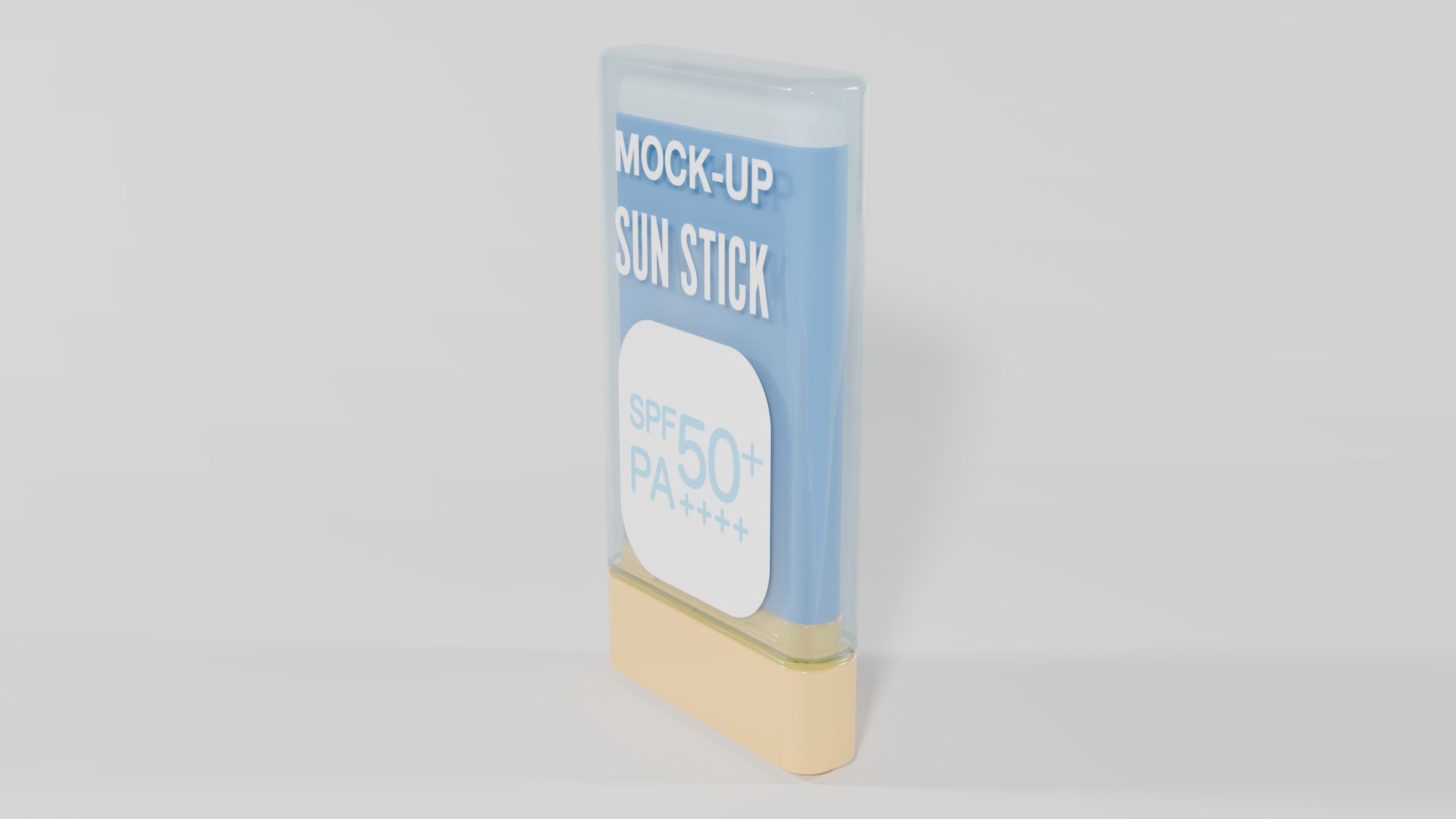 3D Model Sun Stick Mock-up - TurboSquid 2321516