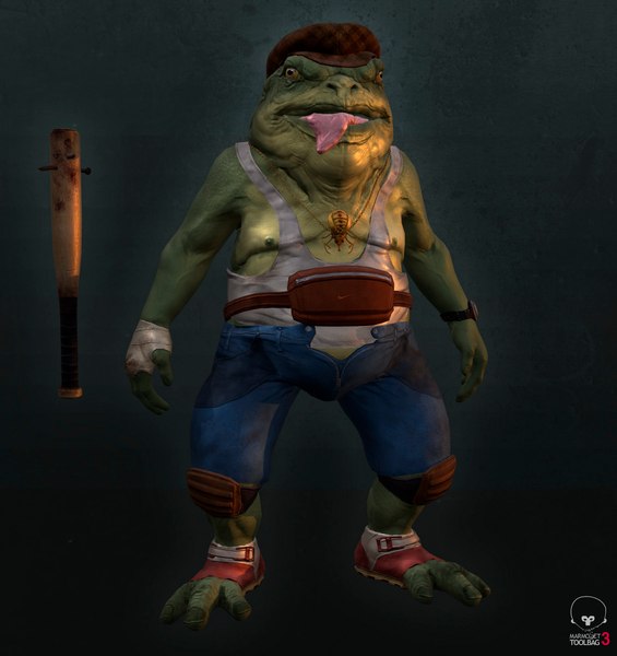 Modelo pronto para jogo de sapo Modelo 3D - TurboSquid 1250419