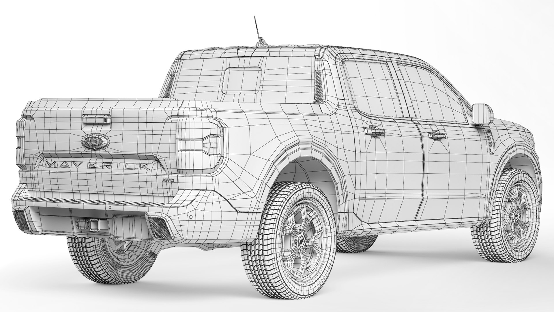 3D Ford Maverick Lariat 2022 Model - TurboSquid 2010179