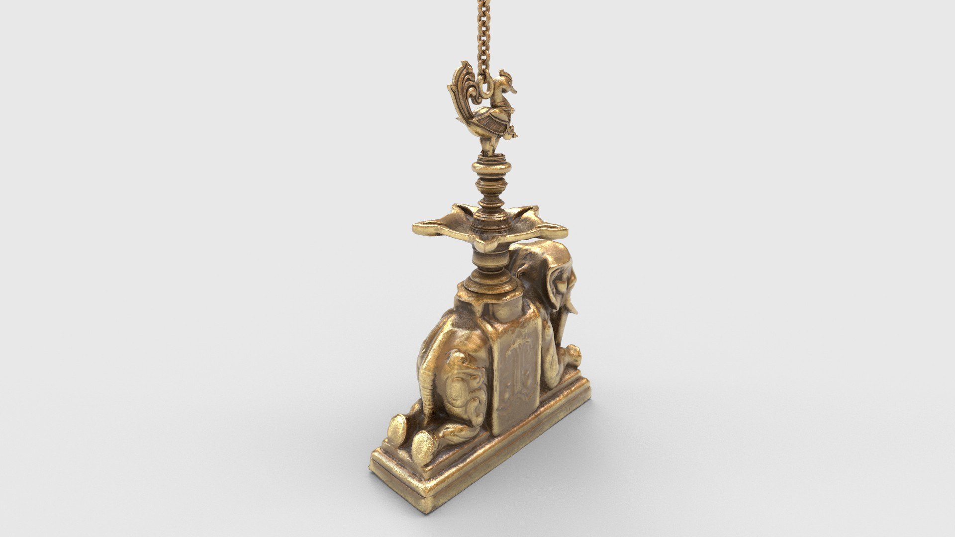 3D Elephant Oil Lamp - TurboSquid 2252383