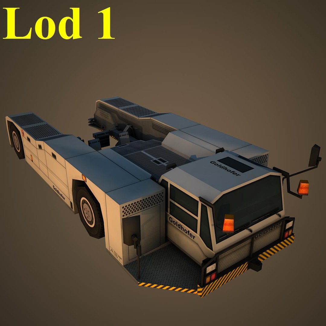 3D goldhofer tug basic - TurboSquid 1158333