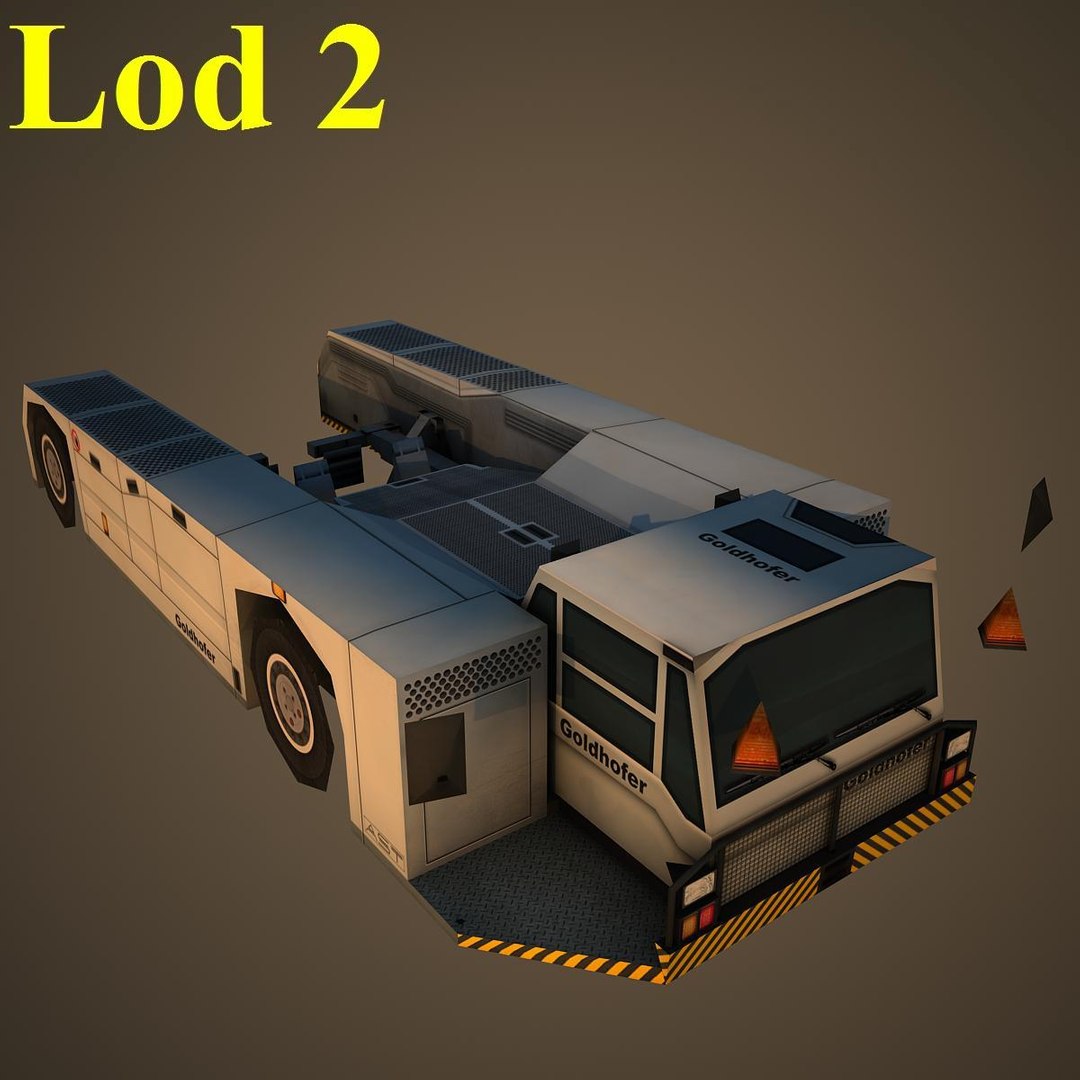 3D goldhofer tug basic - TurboSquid 1158333