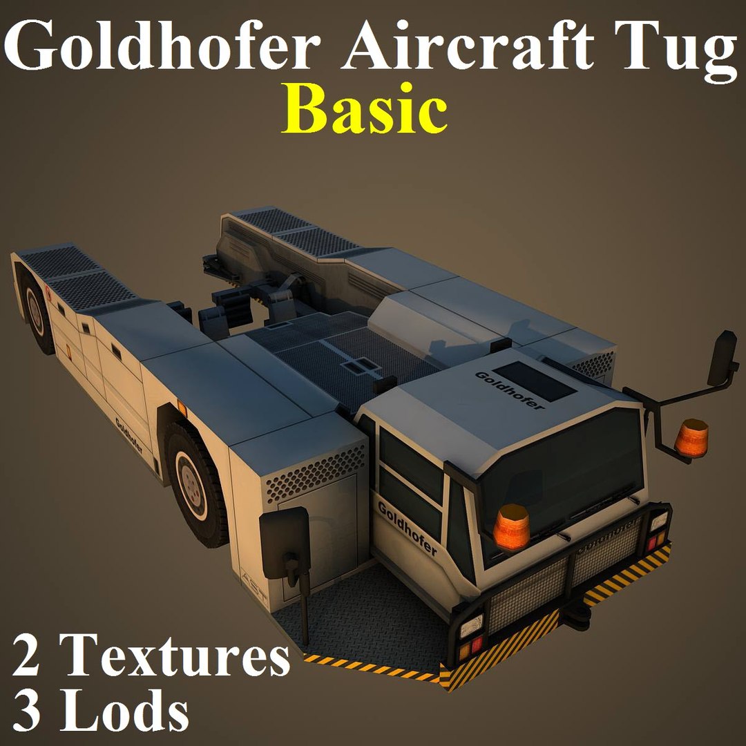 3D goldhofer tug basic - TurboSquid 1158333