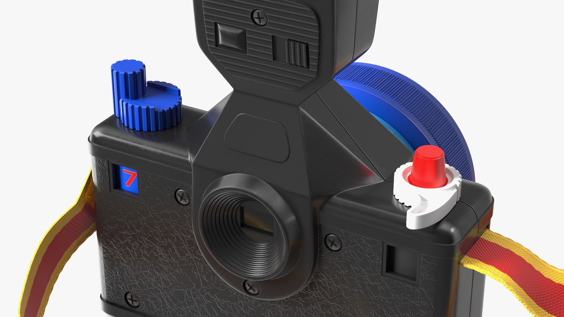 Vintage Toy Camera With Flash Fur 3D Model - TurboSquid 2295938