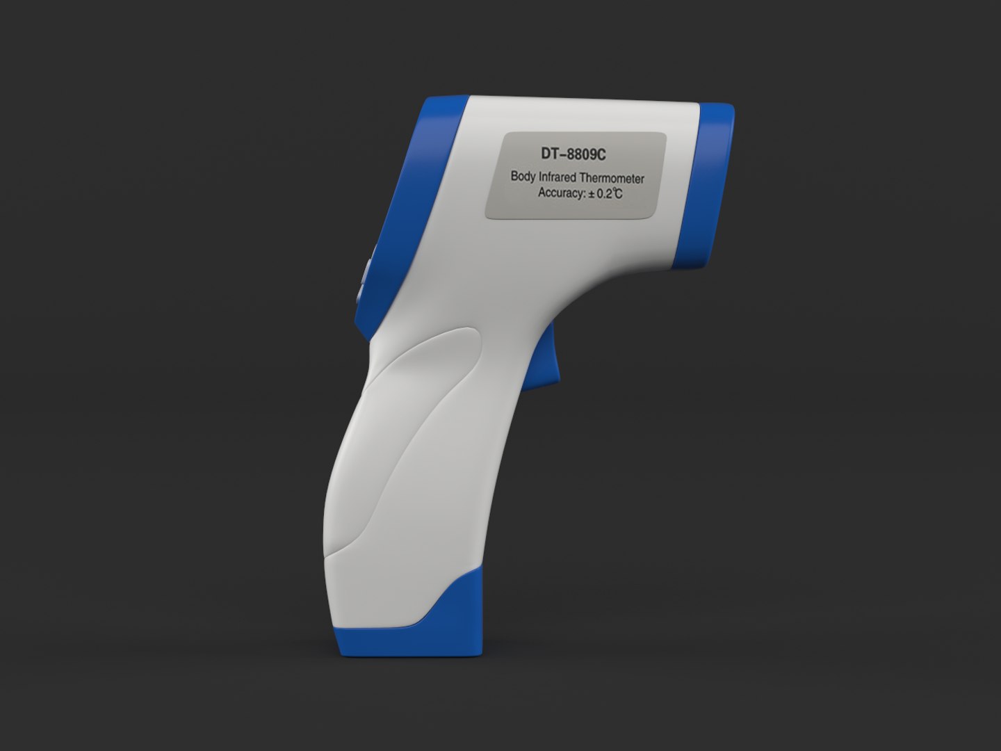 3D digital infrared forehead thermometer - TurboSquid 1532601