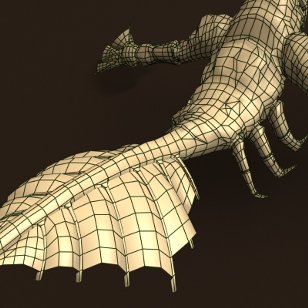 dominance deep sea crustacean 3d model