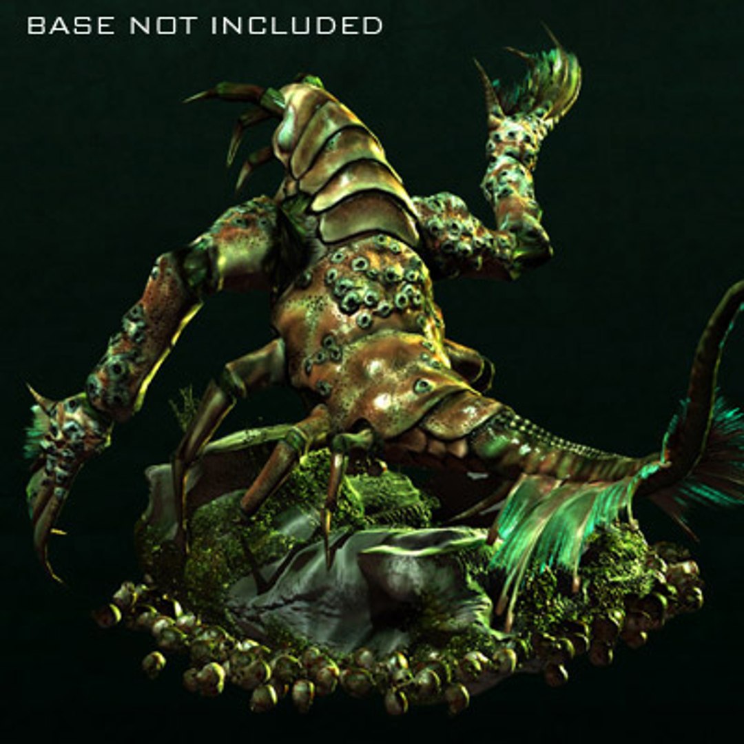 dominance deep sea crustacean 3d model