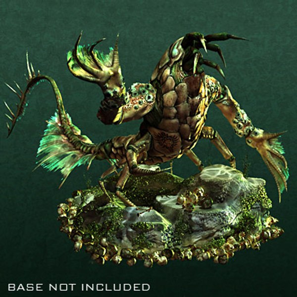 dominance deep sea crustacean 3d model