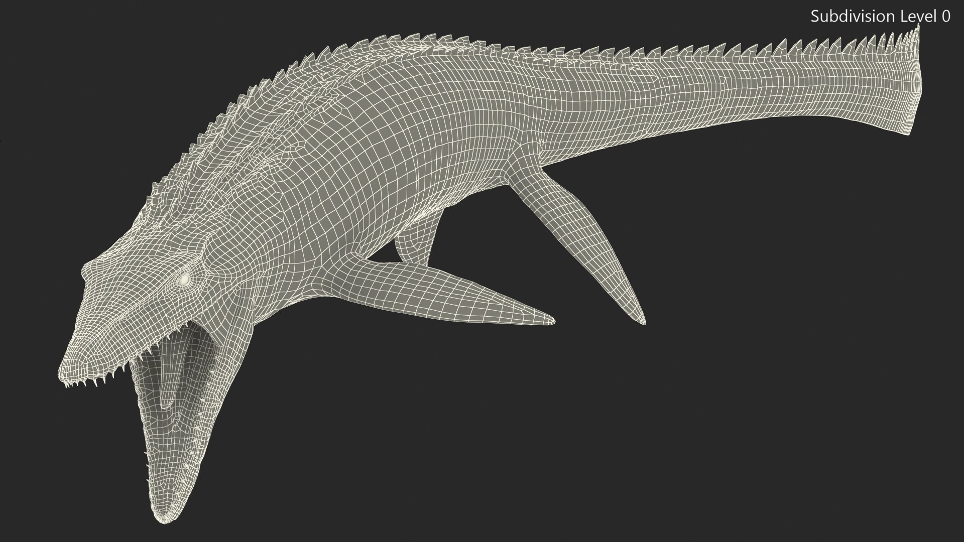 3D Mosasaurus Attack - TurboSquid 1918617