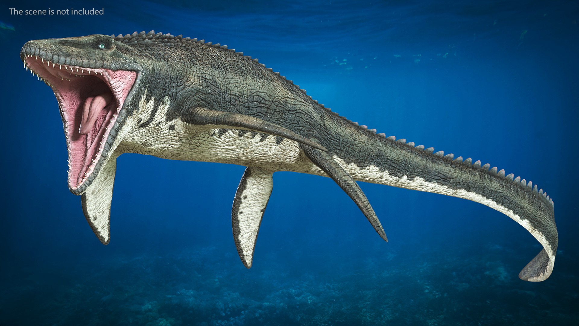3D Mosasaurus Attack - TurboSquid 1918617