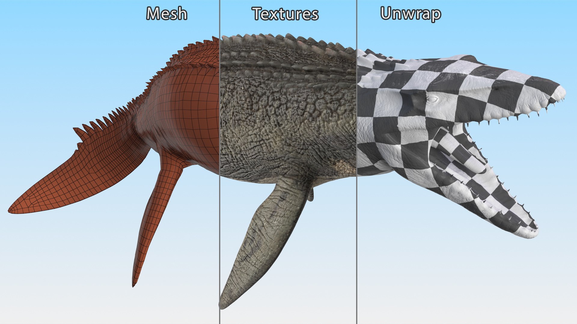 3D Mosasaurus Attack - TurboSquid 1918617