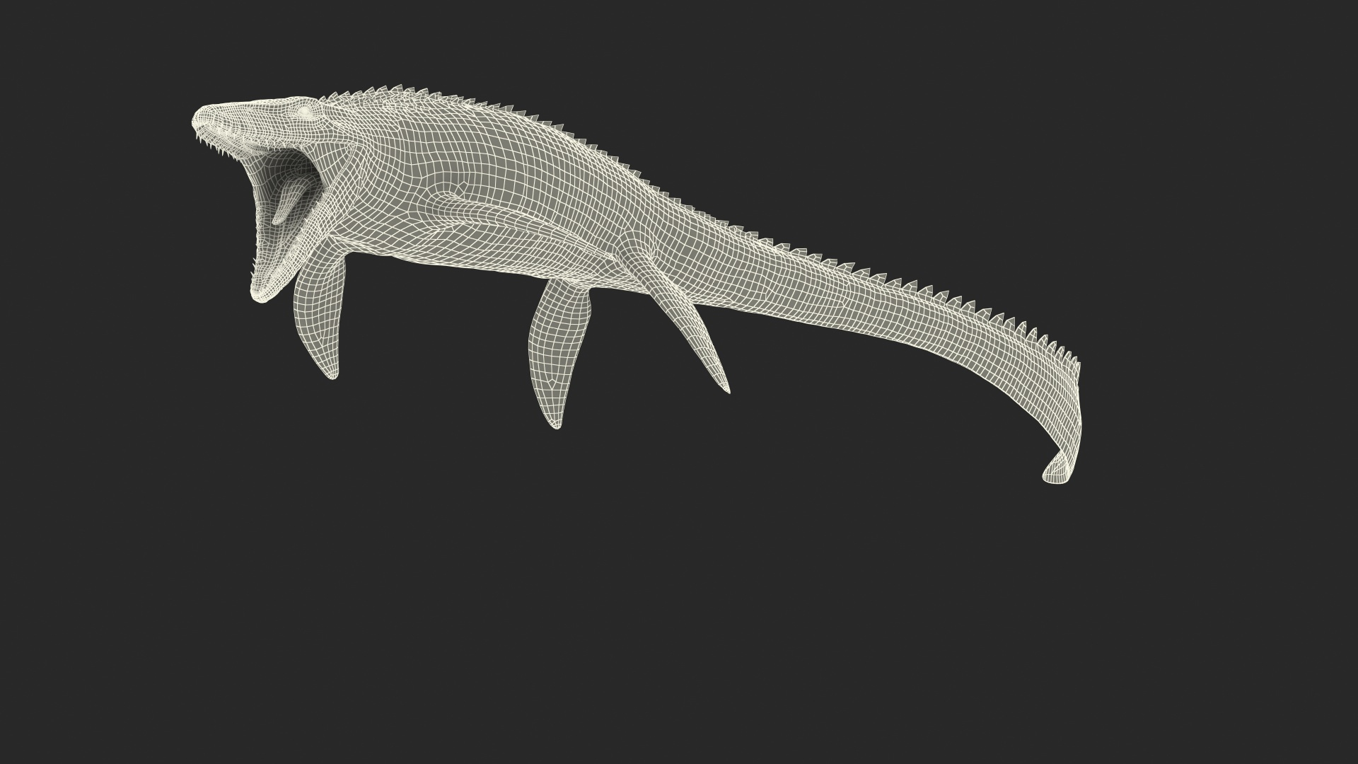 3D Mosasaurus Attack - TurboSquid 1918617