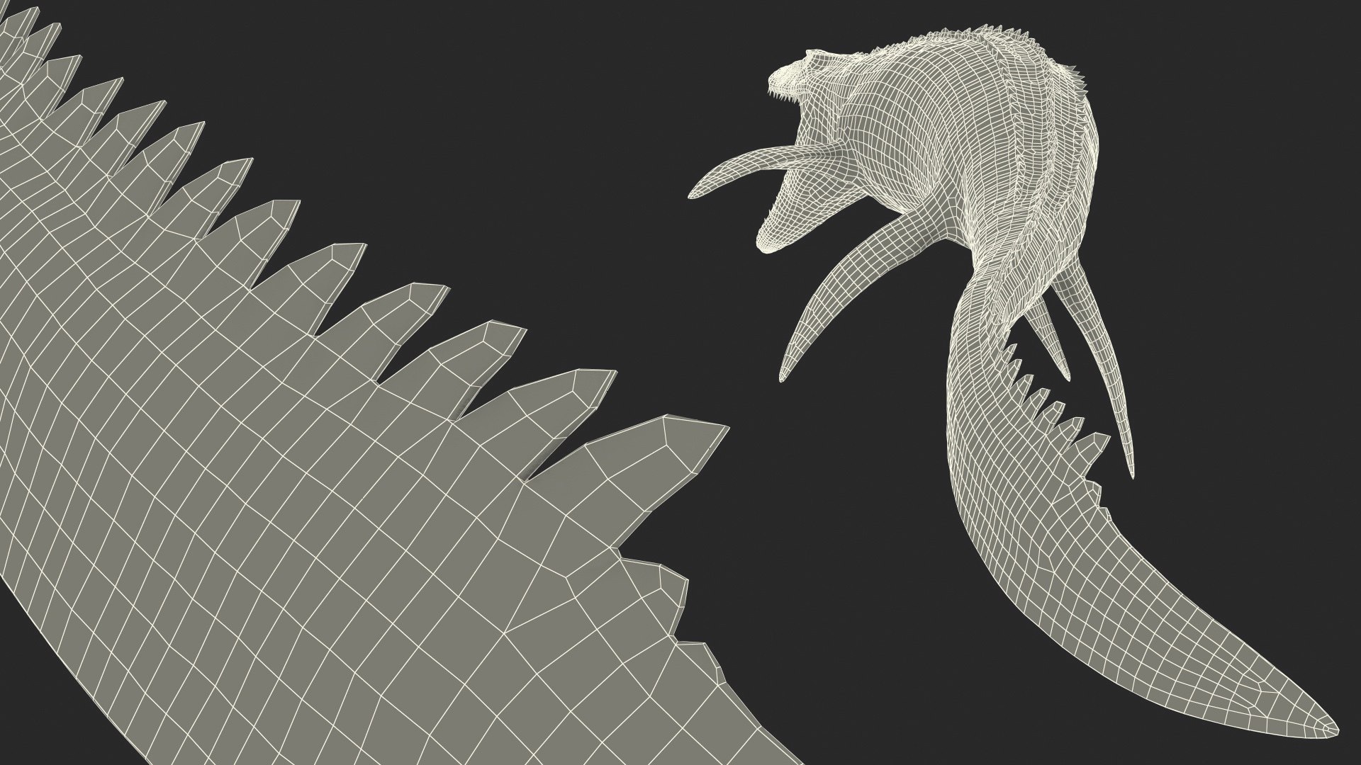 3D Mosasaurus Attack - TurboSquid 1918617