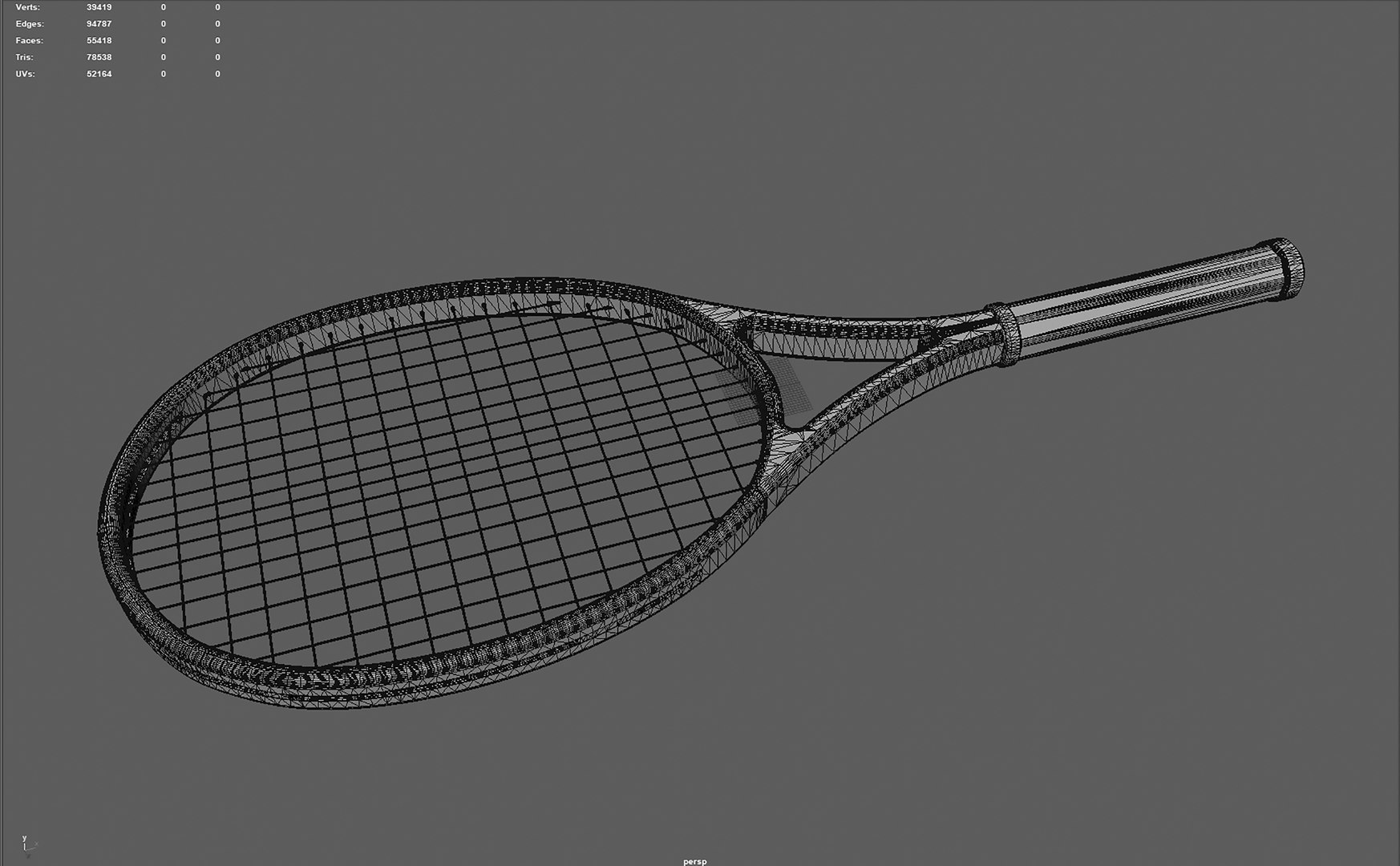 Tennis Racket 3D Model - TurboSquid 2236517