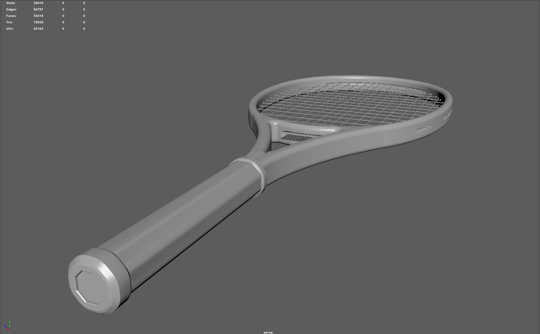 Tennis Racket 3D Model - TurboSquid 2236517