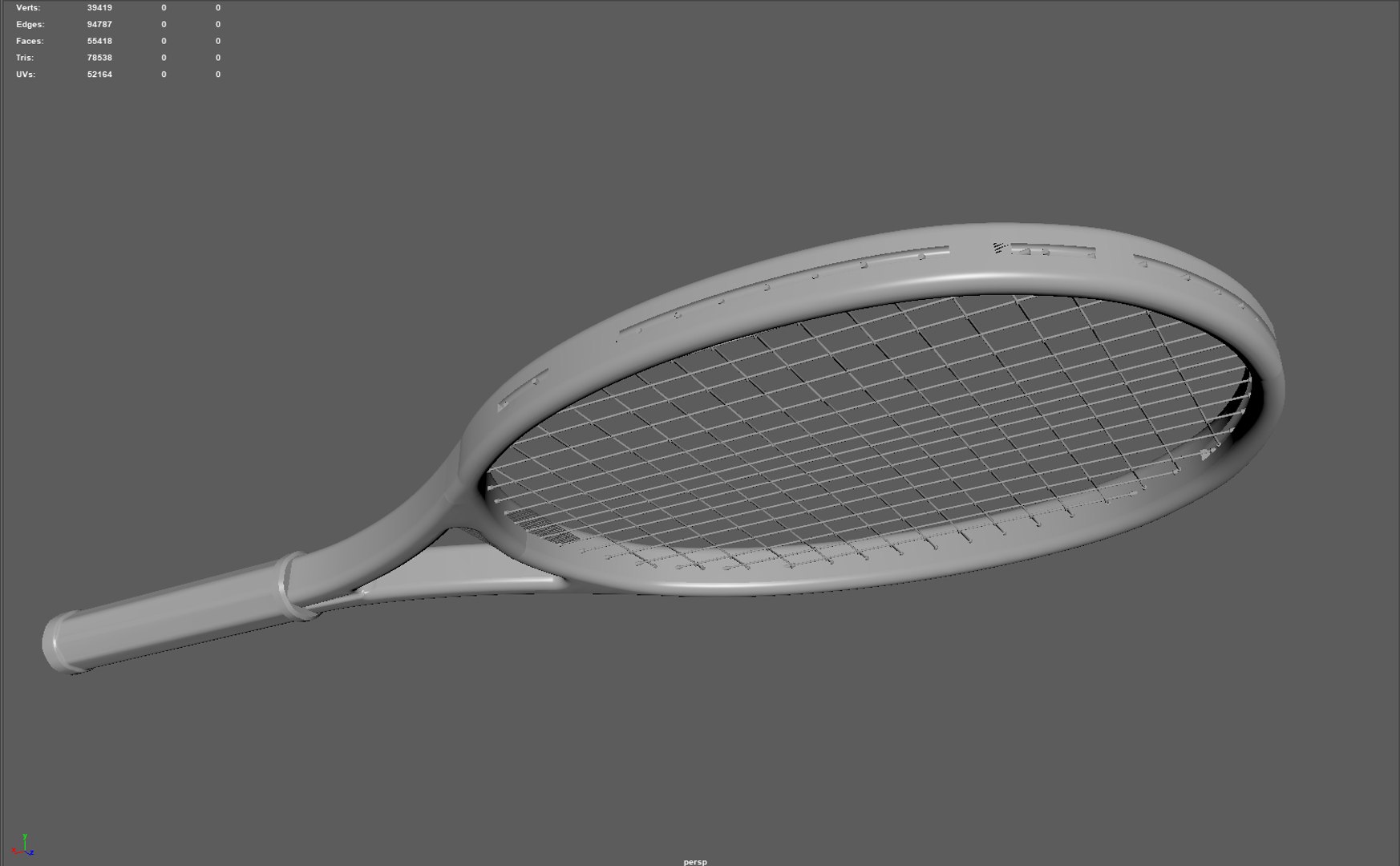 Tennis Racket Model - TurboSquid 2236518