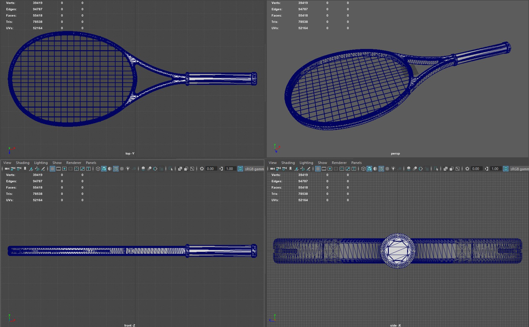 Tennis Racket 3D Model - TurboSquid 2236517