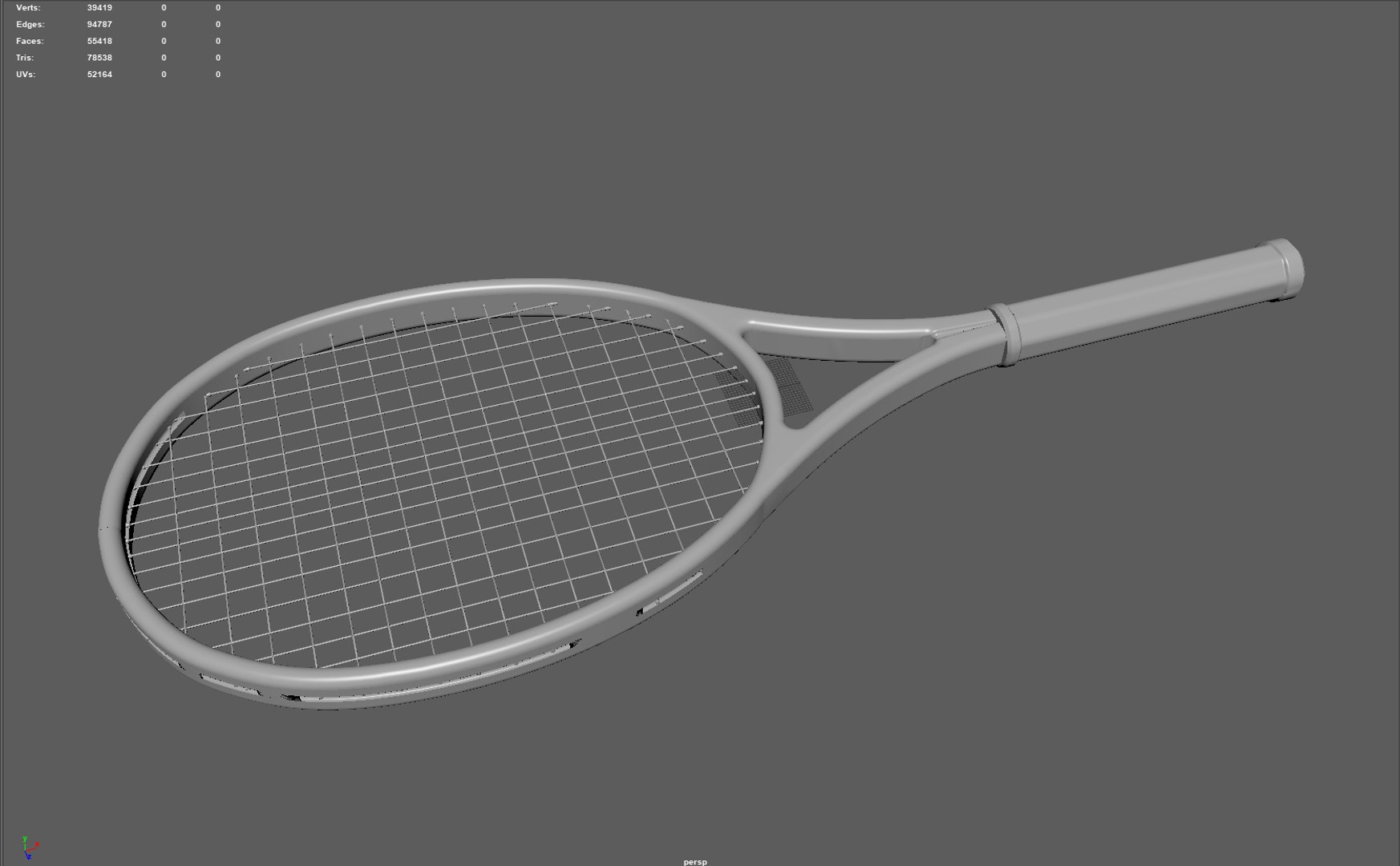 Tennis Racket 3D Model - TurboSquid 2236517