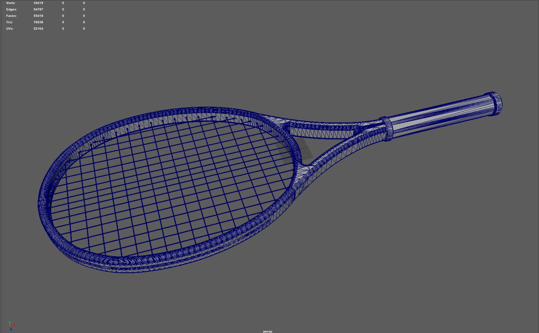 Tennis Racket Model - TurboSquid 2236518