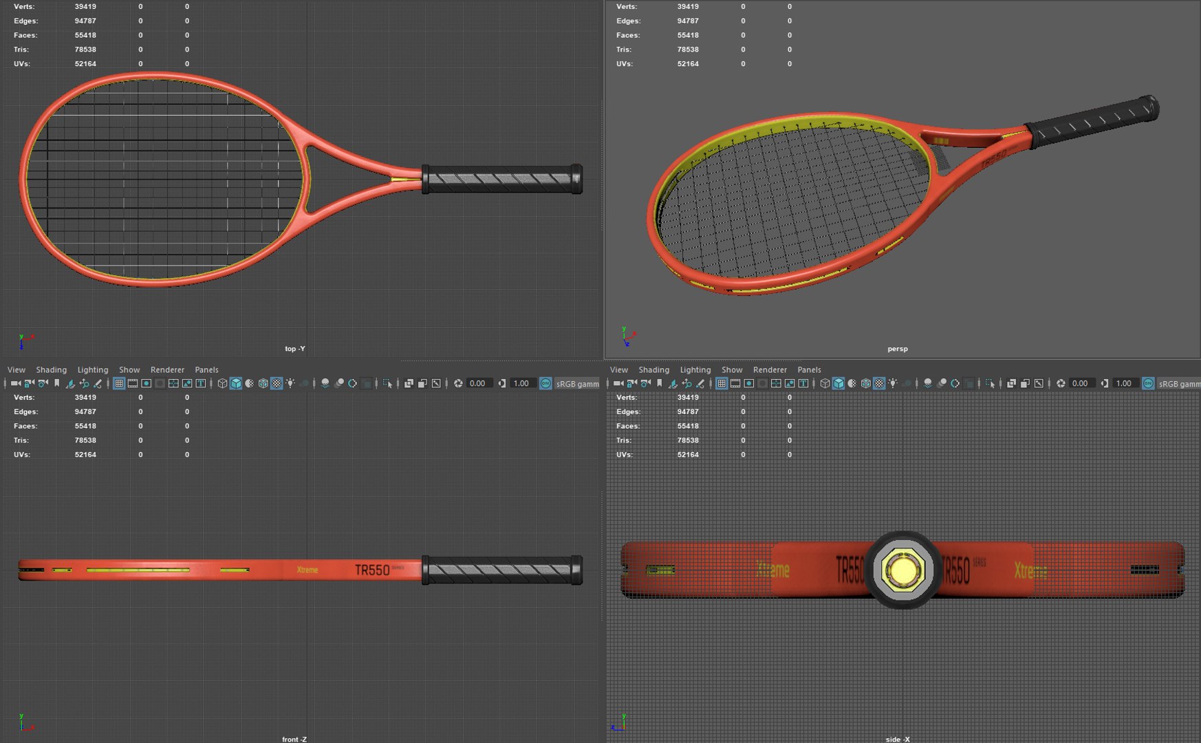 Tennis Racket Model - TurboSquid 2236518