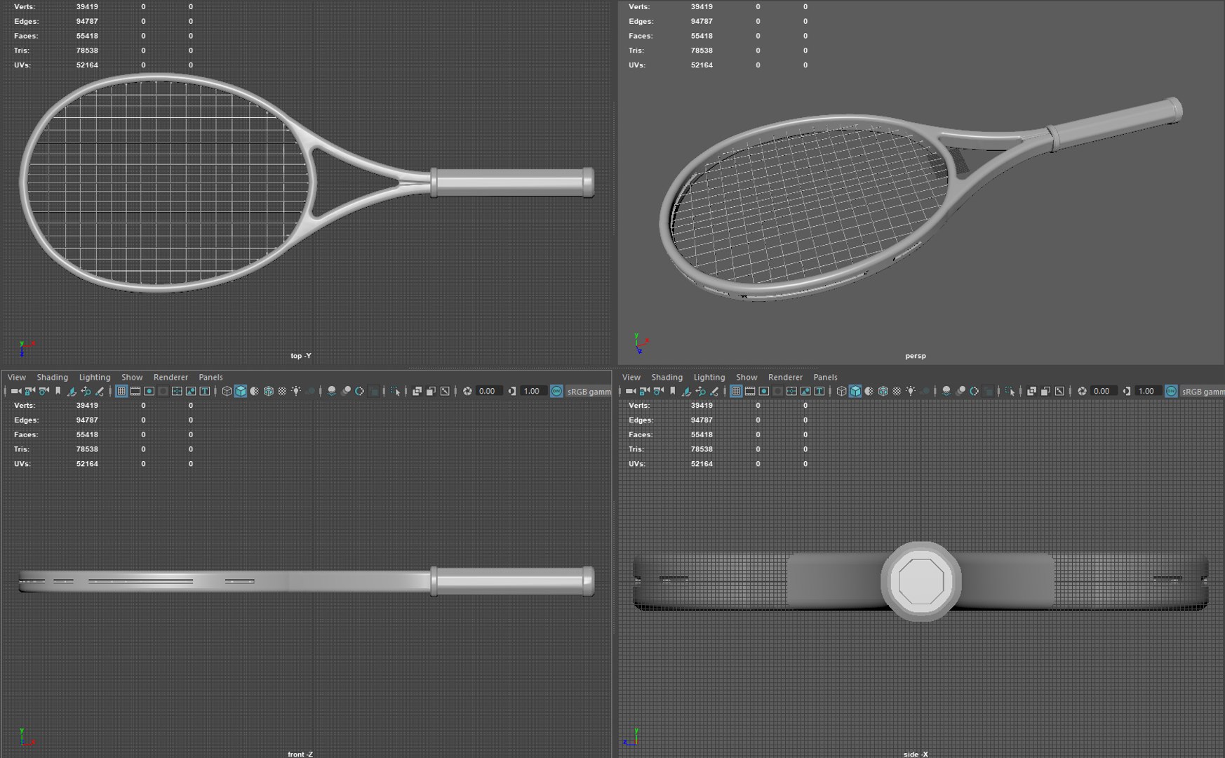 Tennis Racket 3D Model - TurboSquid 2236517