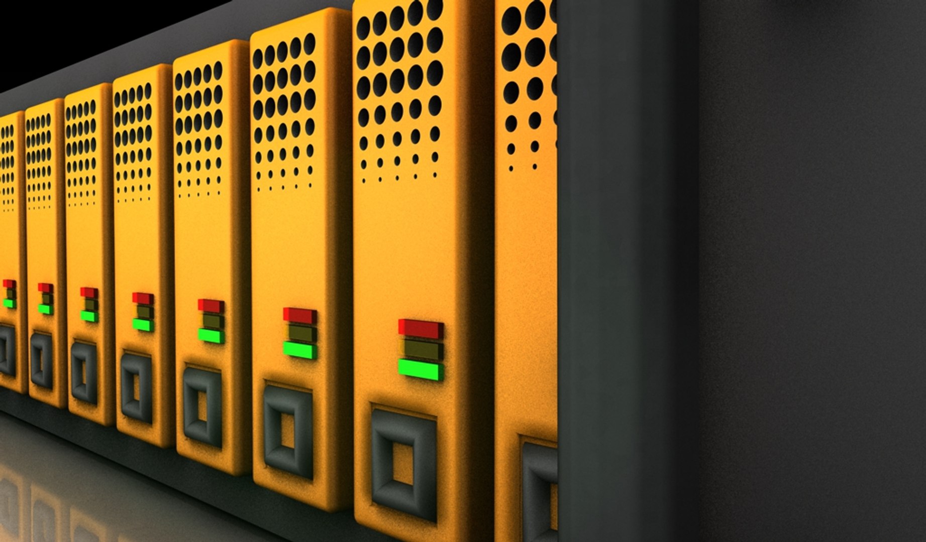 Cpu Rack 3d Model
