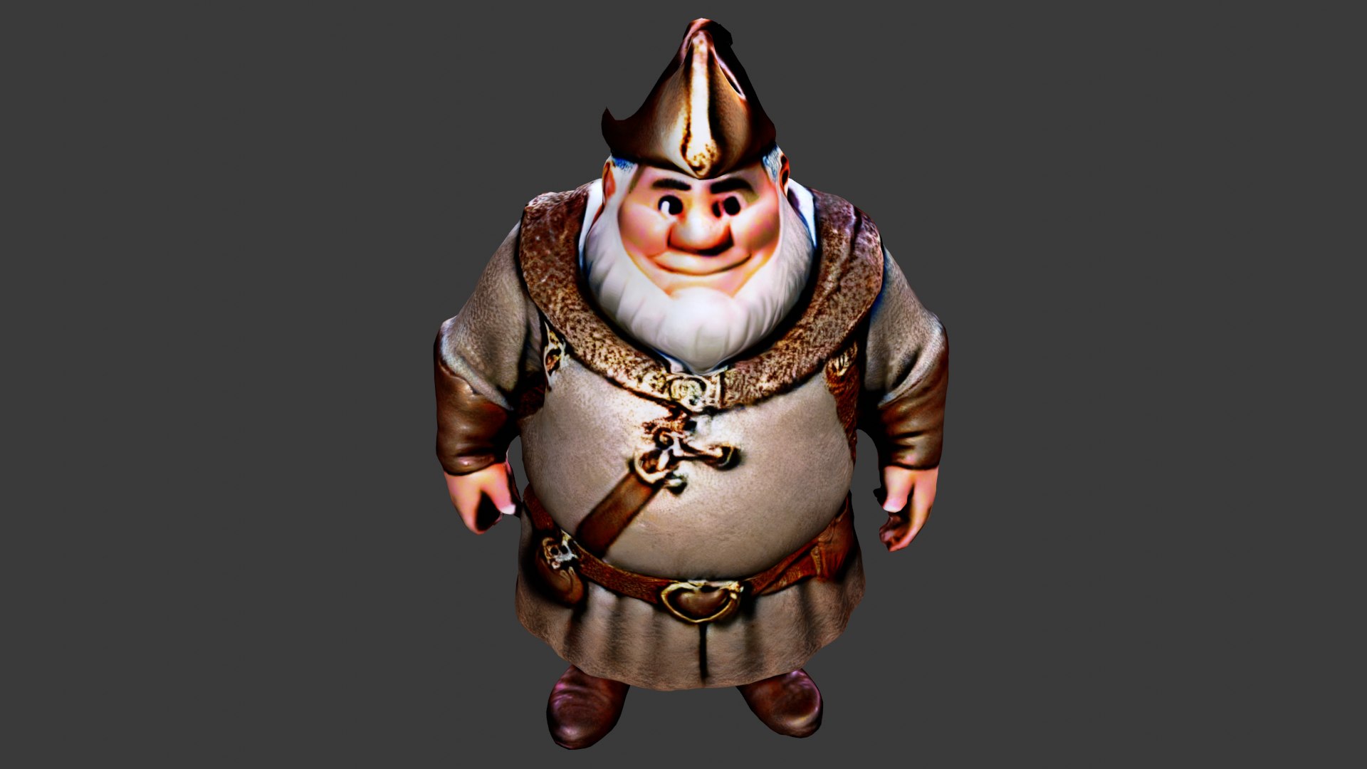 Medieval Fat Peasant 3D Model - TurboSquid 2127498