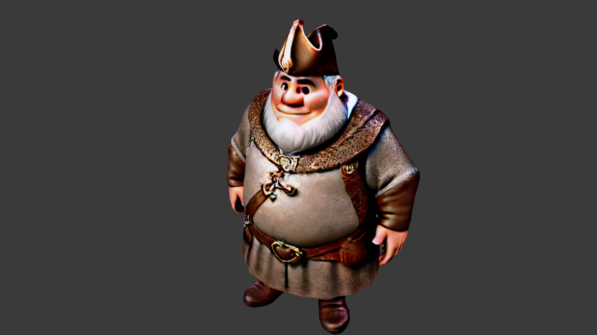 Medieval Fat Peasant 3D Model - TurboSquid 2127498
