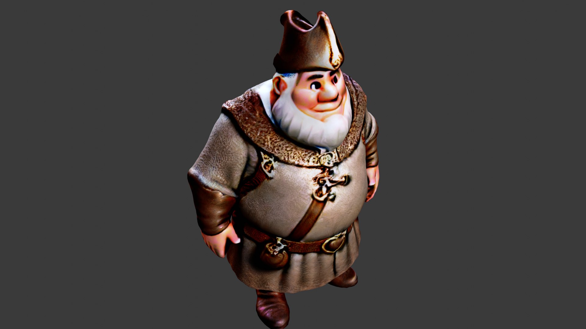 Medieval Fat Peasant 3D Model - TurboSquid 2127498