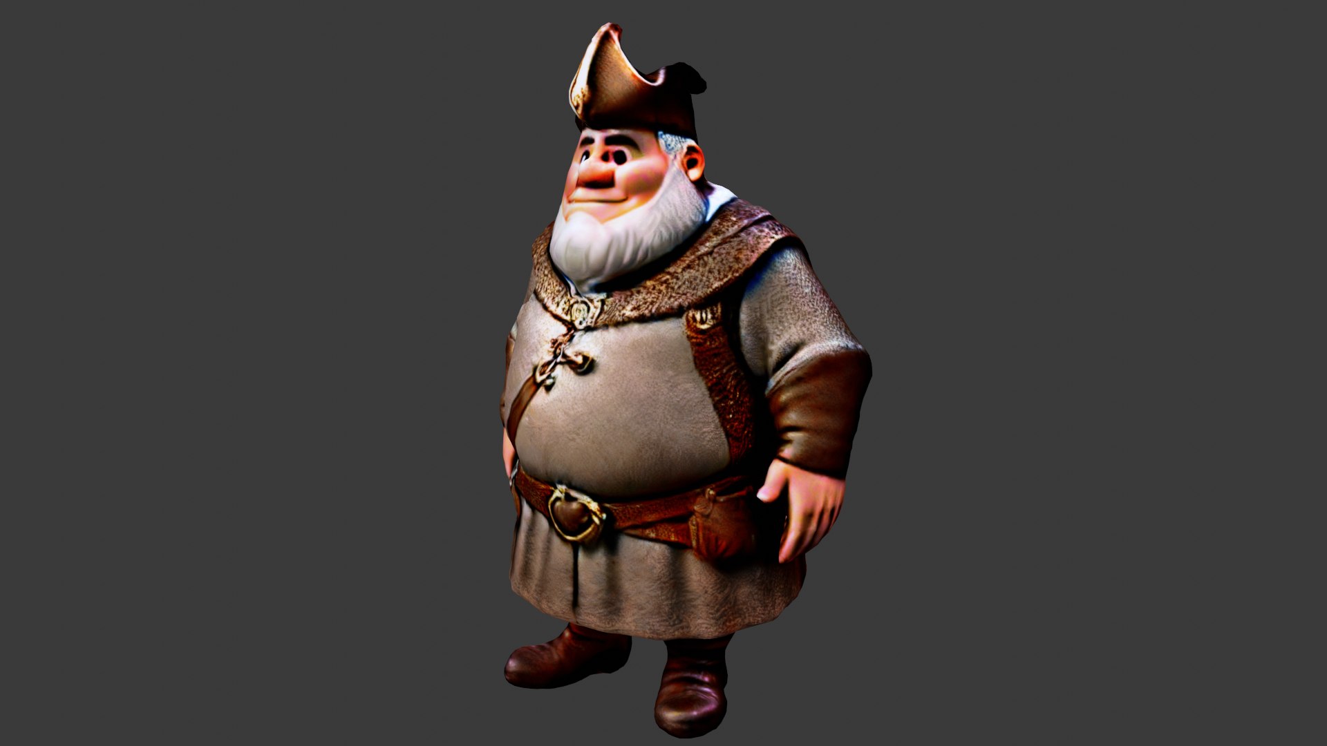 Medieval Fat Peasant 3D Model - TurboSquid 2127498