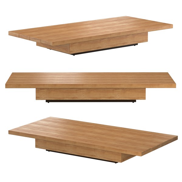 CORTONA TEAK RECTANGULAR COFFEE TABLE 3D 모델 - TurboSquid 2059425
