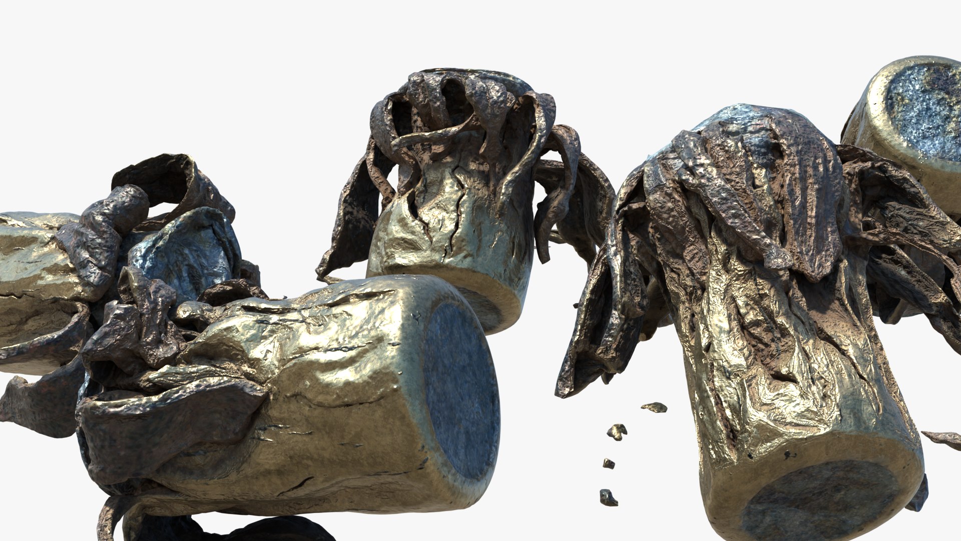 Pile Of Broken Bullets V2 Model - TurboSquid 2026551