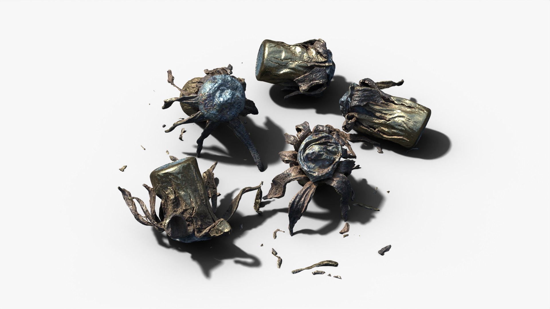 Pile Of Broken Bullets V2 Model - TurboSquid 2026551