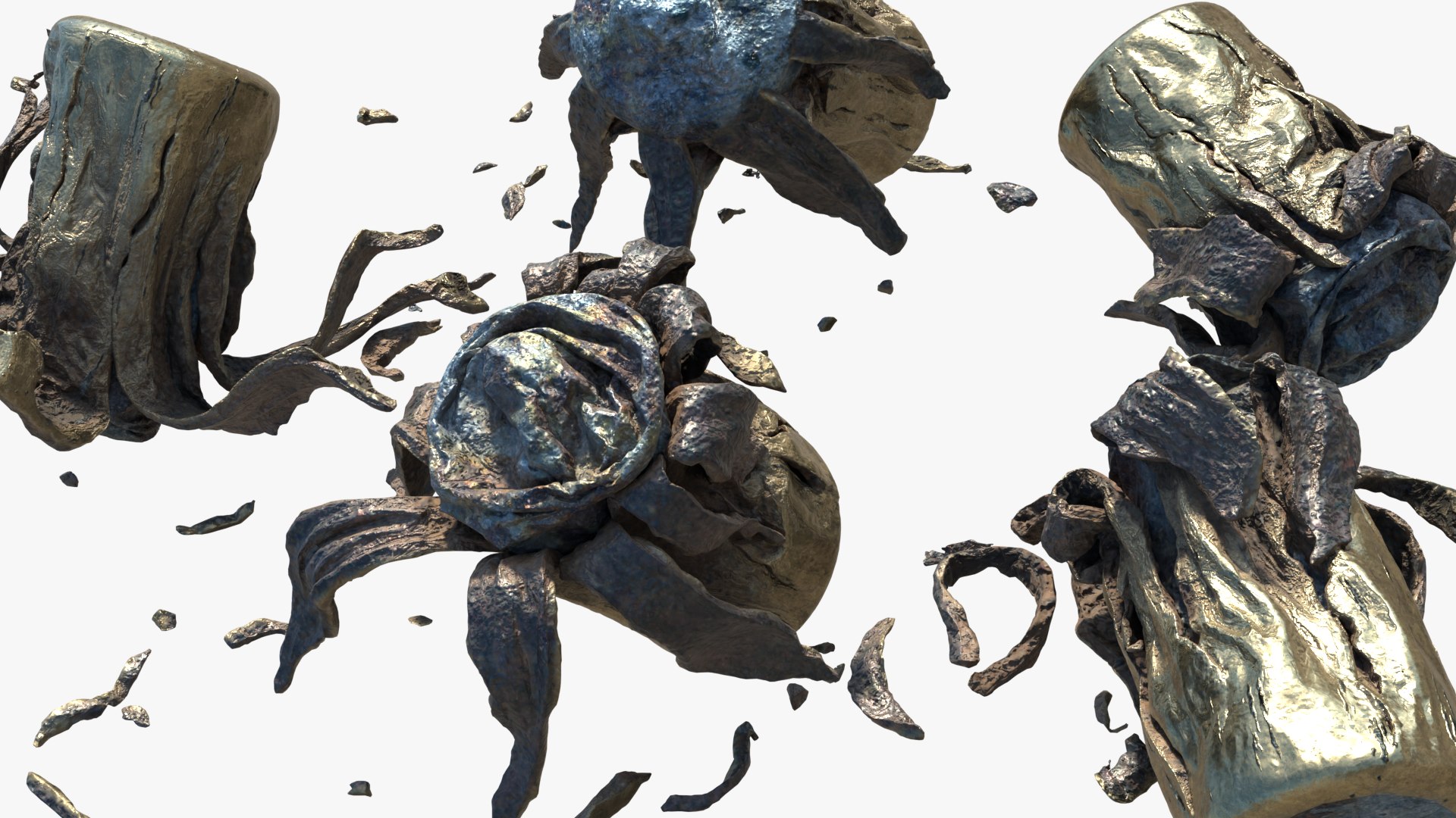 Pile Of Broken Bullets V2 Model - TurboSquid 2026551